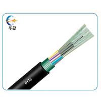 China Buried Outdoor Armored Fiber Optic Cable 4-48 Core Bundle Tube Stranded GYTS for sale