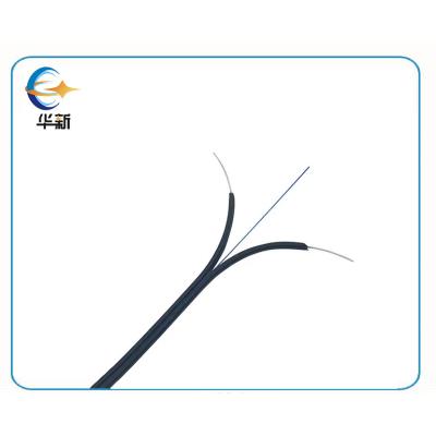 China Fiber Optic FTTH Drop Cable SMF G657A2 GJXH Indoor Singlemode 1 Thread 2 Threads 4 Thread for sale
