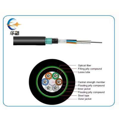 China GYTY53 Outdoor Fiber Optical Cable OEM Multi Core Armoured Cable for sale