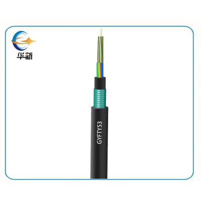 China Customized Underground 4 48 72 Core Outdoor Single Mode Fiber GYFTY53 for sale
