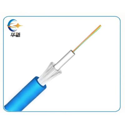 China Indoor Fiber Optic Cable Strength Central Loose Tube GJFXTKV FRP/Aramid for sale