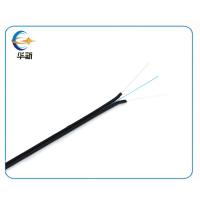 China 1 Core Flat 2 FTTH Optical Fiber Cable Frp LSZH Outdoor G657A1 G657A2 2 Core Fiber Drop Cable for sale