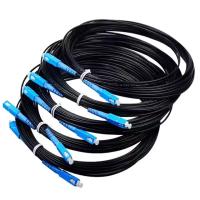 China 1-2 core Preconnectorized Drop Cable  Plug-and-play Fiber Optic Patch Cord FTTH for sale