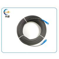 China Indoor 2mm*3mm Flat Optical Cable 1core Ftth Preconnectorized Drop Cable Single Mode SC/UPC-SC/UPC for sale