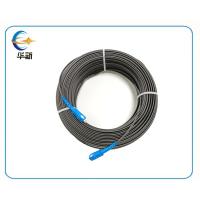 China Indoor 2mm*3mm Flat Optical Cable 1core Ftth Preconnectorized Drop Cable Single Mode SC/UPC-SC/UPC for sale