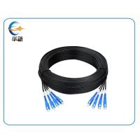 China G657A Kabel Serat Patch Pre Connectorized Drop Cable Patch Cord Support Customization for sale