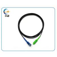 China Indoor SM G657A Pre Connectorized Drop Cable Simplex LSZH FTTH Kabel Serat Apc Upc for sale