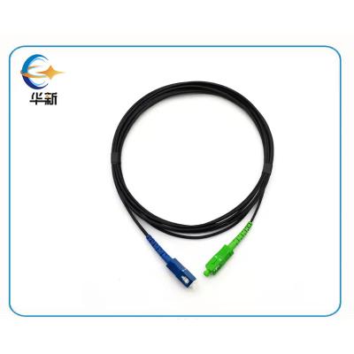 China Indoor SM G657A Pre Connectorized Drop Cable Simplex LSZH FTTH Kabel Serat Apc Upc for sale