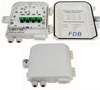 China High Performance 24 Cores Fiber Optic Distribution Box IP65 OEM for sale