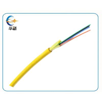 China GJFJV Optical Fiber Cable Single Mode 2 4 6 8 12 24 Core Indoor PVC LSZH for sale