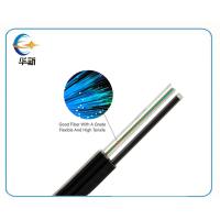 China OEM Fiber Optical Cable 1km Drum FTTH Optical Fiber Cable Steel Wire for sale