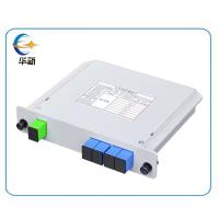 China Fiber Plug In 1 * 4 Plc Splitter SC/APC & SC/UPC Single Mode Standard LGX Cassette for sale