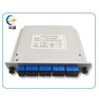 China FTTH Optical Fiber PLC Splitter 1*2 1*4 1*8 1*16 1*32 1*64  With SC Connectors for sale