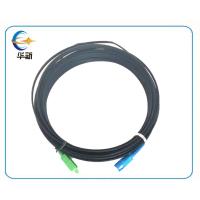 China 1-2 Core Multimode Fiber Patch Cable For High Bandwidth Green And Blue Connector House Color for sale