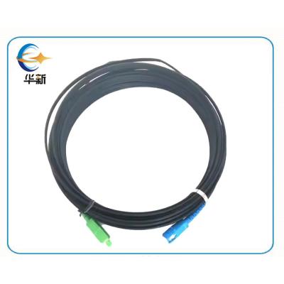 China 1-2 Core Multimode Fiber Patch Cable For High Bandwidth Green And Blue Connector House Color for sale