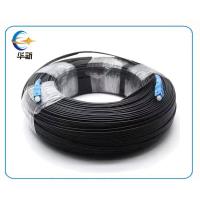 China 1-2 core Preconnectorized Drop Cable  Plug-and-play Fiber Optic Patch Cord FTTH for sale