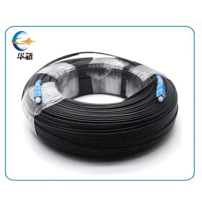 China 1-2 core Preconnectorized Drop Cable  Plug-and-play Fiber Optic Patch Cord FTTH for sale