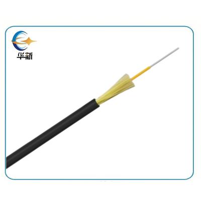 China Monomode Optical Fiber TPU LSZH 3.0mm GJFJV Indoor Optical Fiber Cable for sale
