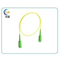 China Fast and Data Transfer Fiber Optic Patch Cord  with G.652D/G.657A Fiber Type LSZH/PVC Outer Sheath for sale