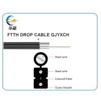 China GJYXCH Ftth Drop Cable 1 2 4 6 8 Core Indoor/Outdoor Cable With Messenger Wire Ftth Drop Cable G657A1 G657A2 G652D for sale