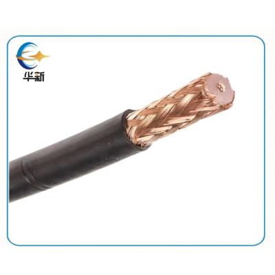 China Coaxial Cable RG6 75 Ohm Copper Coax Cable For TV Satellite CCTV Antenna Coaxial Cable With Messenger Wire for sale