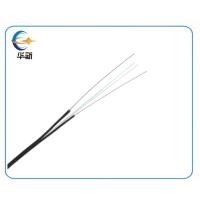 China GJXH FTTH Drop Cable LSZH Flame Retardant 1 Fiber Galvanised Single Mode Fiber Optic Cable for sale
