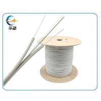 China Indoor FTTH GJXH 1 2  4 Core Fiber Optic Drop Cable LSZH Flame Retardant for sale