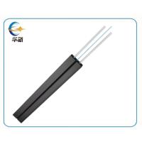 China GJXH FTTH Drop Cable With LSZH Jacket 2 Core G657A1 FTTH Drop Message Wire Fiber Optic Drop Cable for sale