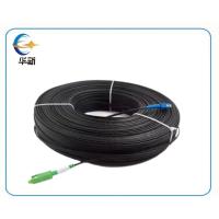 China Pre-Connectorized Patch Cord Sc Upc APC 1 2 Core Indoor Outdoor FTTH Fiber Optic Drop Cable for sale
