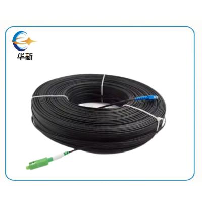 China Pre-Connectorized Patch Cord Sc Upc APC 1 2 Core Indoor Outdoor FTTH Fiber Optic Drop Cable for sale