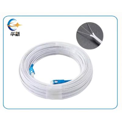 China Pre-Connectorized Drop Cable SC LC UPC 1 2 Core Indoor/Outdoor FTTH Fiber Optic Patch Cord Connector for sale