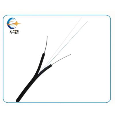China FTTH Leather Cable G.657.A2 Single Mode Fiber Optic Cable for sale