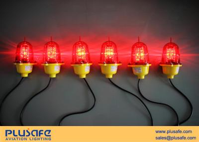 China 10 cd Red Lens Aircraft Warning Lights On Airport Building FAA L810 Standard for sale
