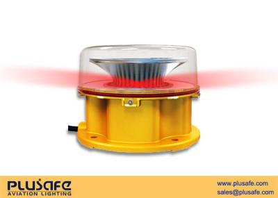 China Led Aircraft Warning Lights On Towers Medium Intensity Type B Red Night Flashing 20 - 60 fpm for sale