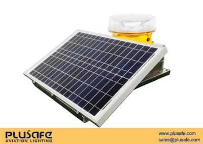 China 2000cd L864 Type IP65 SS304L Body Solar Airfield Lighting , Aircraft Warning Lights On Towers for sale