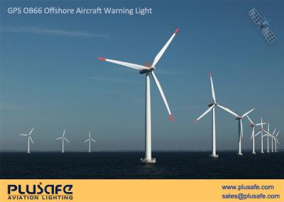 China IP65 Offshore Air Obstacle Light 10W  Red Night Flashing Synchronized by GPS for sale