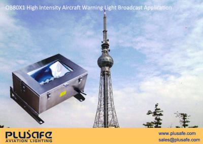 China 24 Hours Aviation Obstruction Light White Flashing for Broadcast Towers for sale