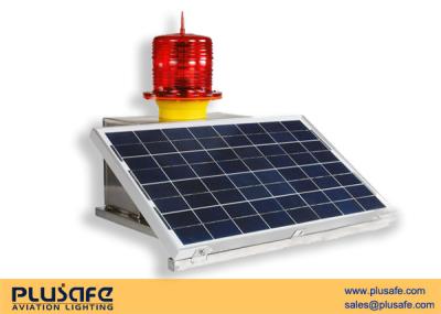 China Bridge / Pylons LED Aviation Obstacle Light 15days Above Work Without Sunshine for sale