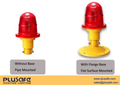 China Led Aircraft Warning Lights , Pipe Mounted G3/4''  Aviation Warning Light for sale