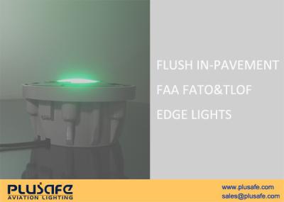 China Flush In Pavement Green Heiport Touchdown Lights for TLOF FAA Compliance for sale
