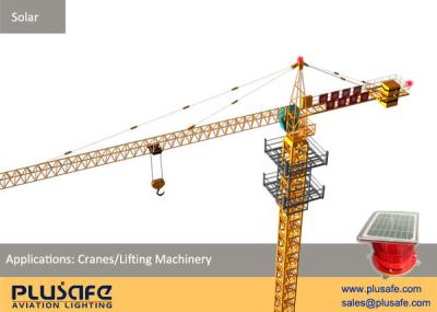 China Solar Obstruction Light 30m / 40m / 45m Cranes Self Contained Aids without Cables for sale