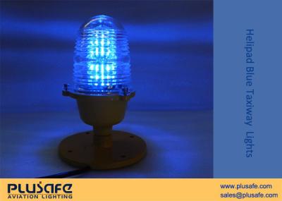 China Helipad Lighting Blue LED Taxiway Edge and Centerline Lights with Frangible Couplings for sale