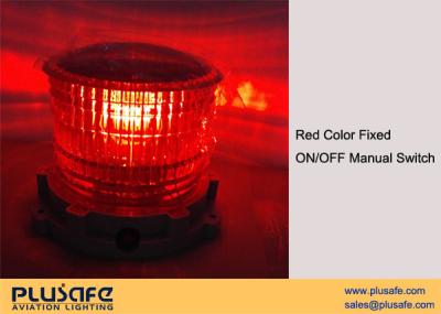 China PC IP68 Waterproof Solar Obstruction Light Aerial Warning ICAO Low Intensity Type for sale