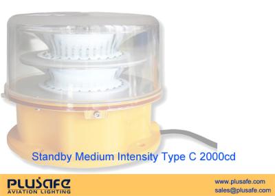 China Standby ICAO Medium Intensity Type Led Aircraft Warning Lights C Steady Burning 2000cd Both for sale
