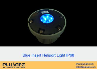 China 5cd Optical Output Heliport Insert Helipad Landing Lights Blue Color for Taxiway and Runway for sale