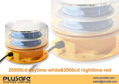 China Daytime and Nighttime Led Aircraft Warning Lights Galvanized Optical PC Lens for sale