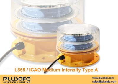 China FAA L865 ICAO Medium Intensity Type Aviation Obstacle Light Wide Range Voltage for sale