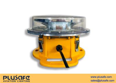 China Failure Alarm Led Aircraft Warning Lights / C Air Obstacle Light Fixed Aviation Red for sale