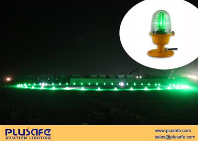 China Upright Mounted Helipad Lights Fresnel Lens 30cd Green LED AC110V for Heliport for sale