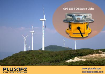 China Medium Intensity Led Aircraft Warning Lights GPS Synchronized Flash for Wind Turbine for sale